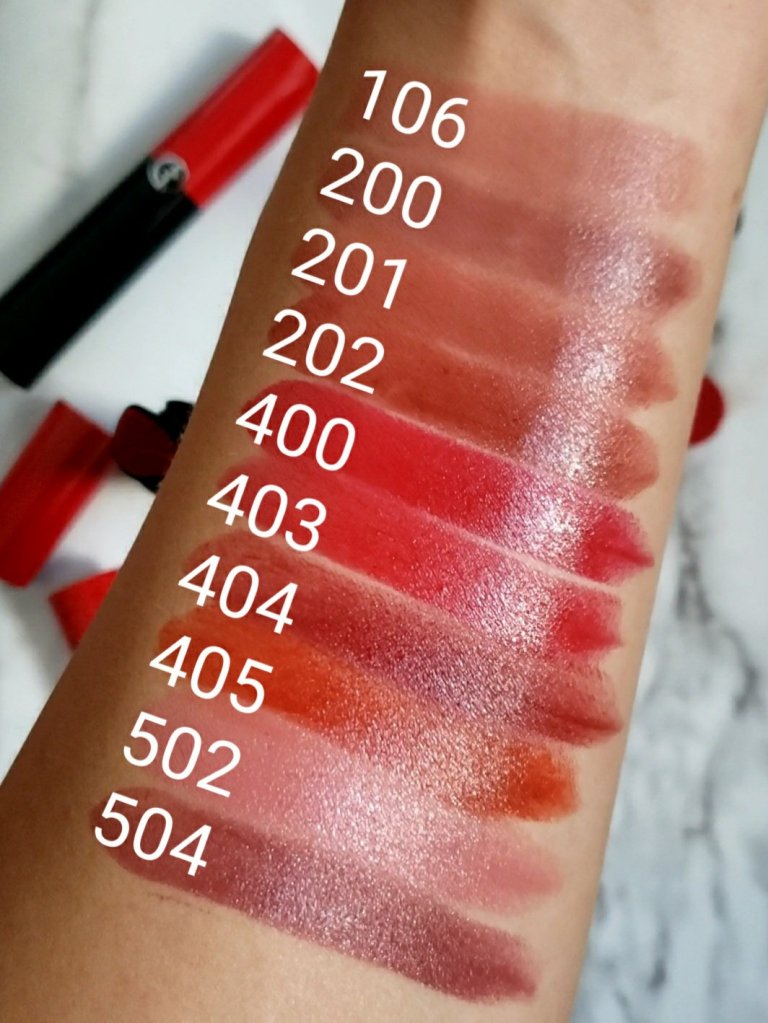 Armani Lip Power Lipsticks: Review and Swatches – Beauty Unhyped